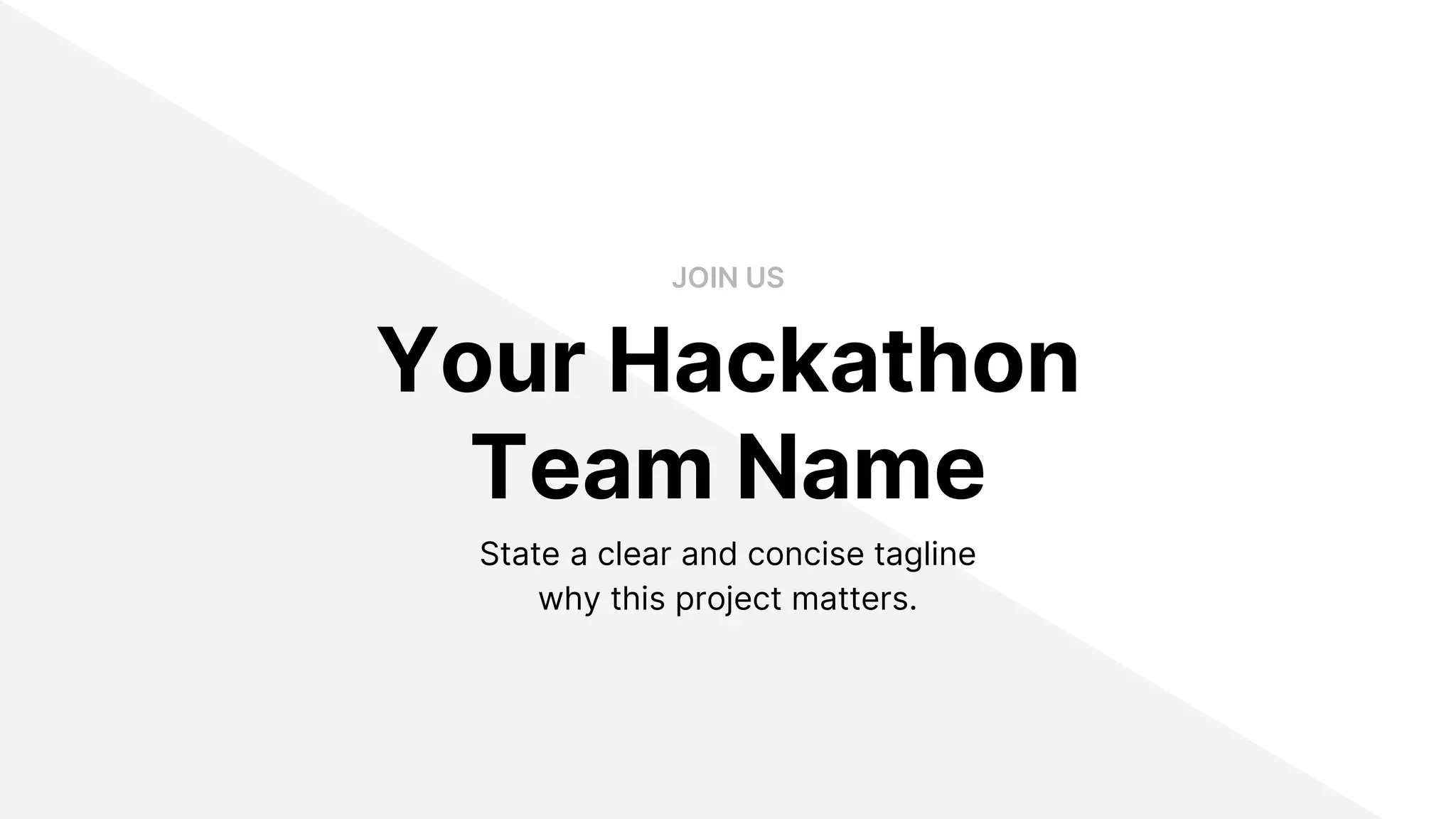 Hackathon Pitch Deck Template | PPTX