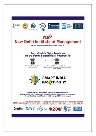 Smart India Hackathon 2017 | PDF