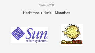 Hackathons - What, How and Why | PPTX