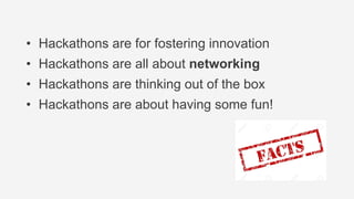 Hackathons - What, How and Why | PPTX
