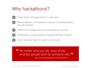 The Rise of the Health Hackathon: 6 Insights from Hackathons Around the ...