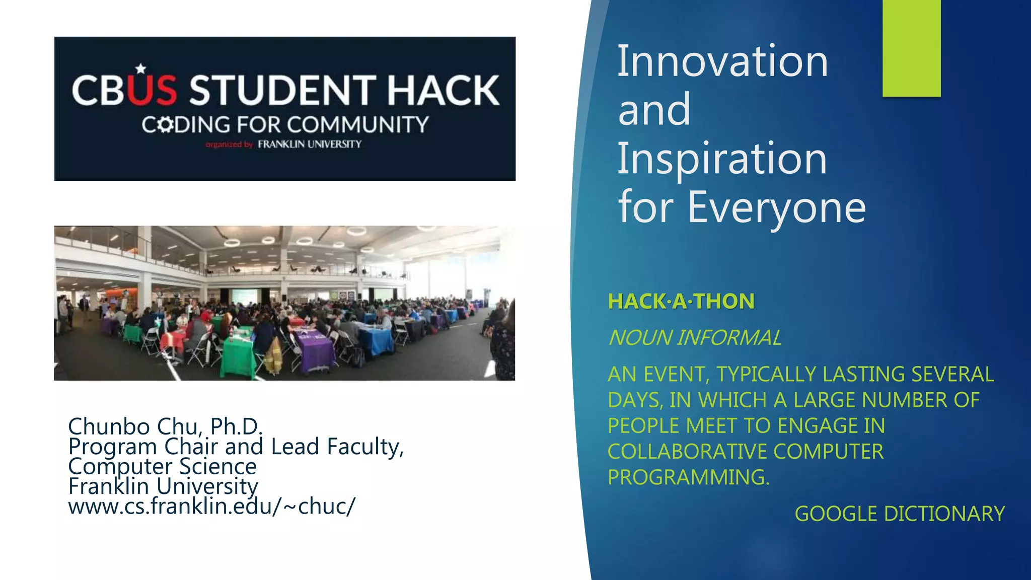 Hackathon slideshare | PPTX