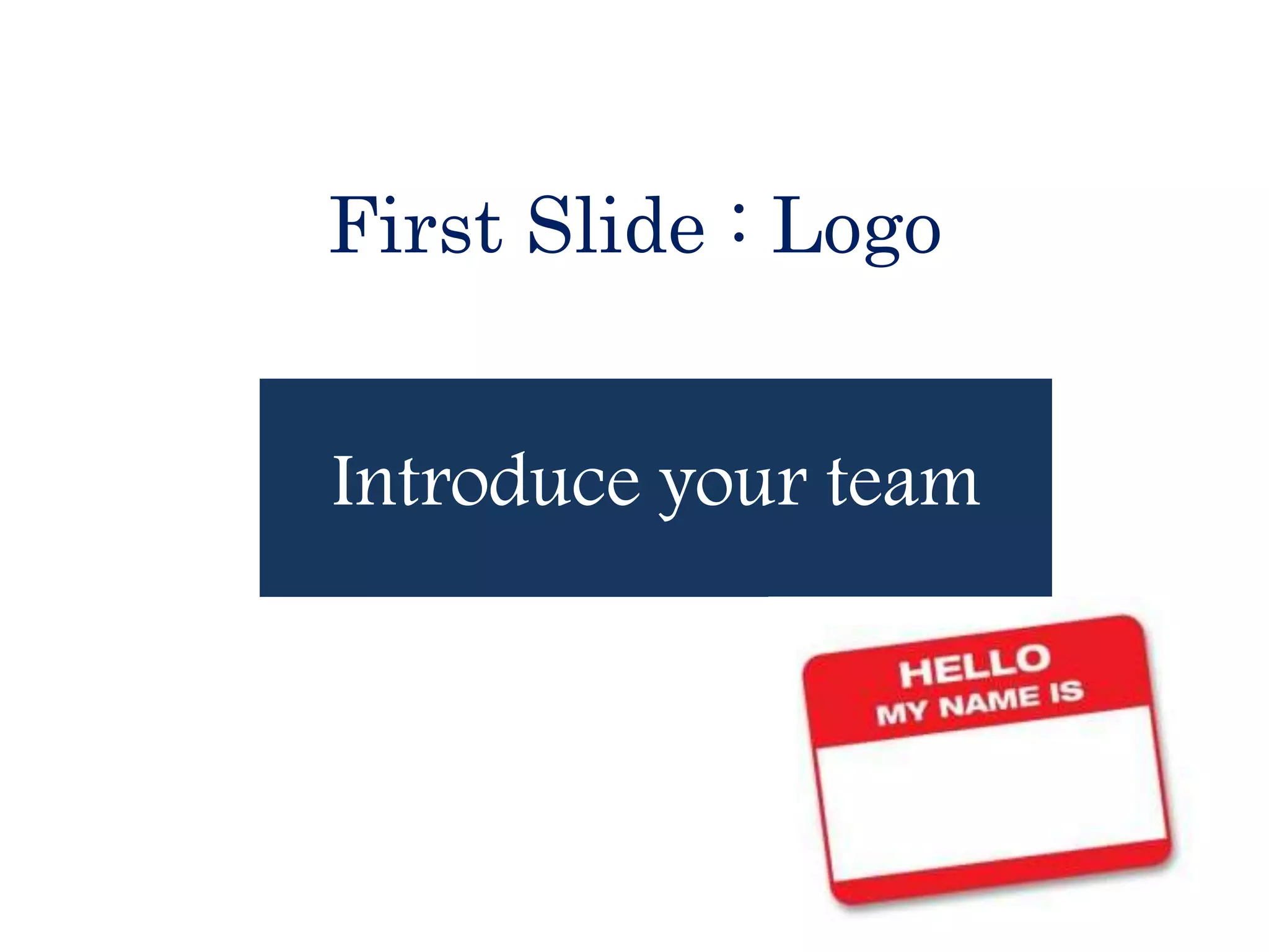 Hackathon winning pitch | PPTX