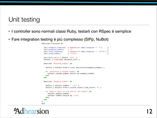 Al telefono con Adhearsion e Ruby | PPT