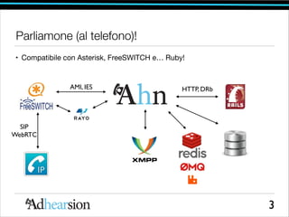 Al telefono con Adhearsion e Ruby | PPT