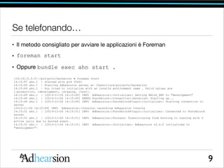 Al telefono con Adhearsion e Ruby | PPT