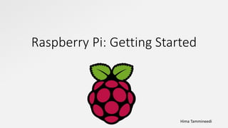 Raspberry pi intro workshop | PPT