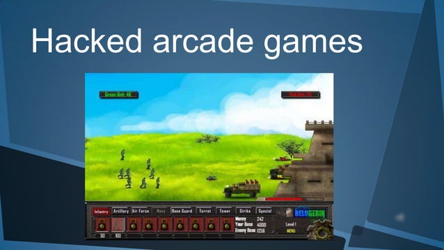 Hacked arcade games | PPTX