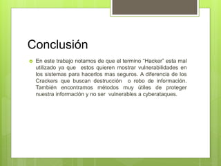Hacker y Cracker | PPT
