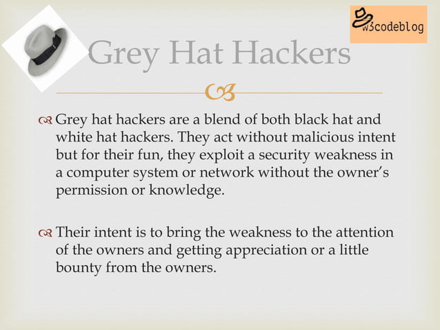 Types of Hacker | PPTX