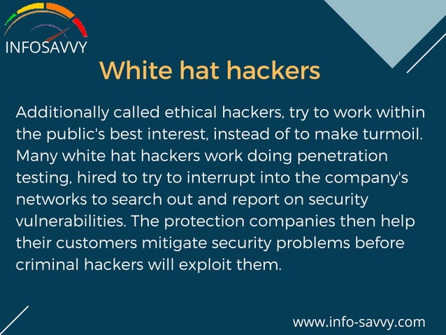 What is Hacking? AND Types of Hackers | PDF | Technology & Computing