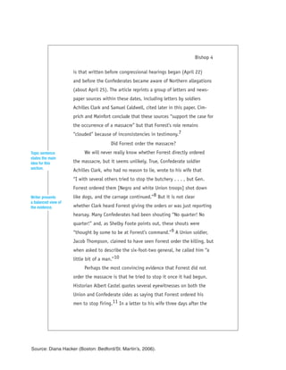 Chicago (CMS) Research Paper - Diana Hacker (Boston: Bedford/St. Martin ...