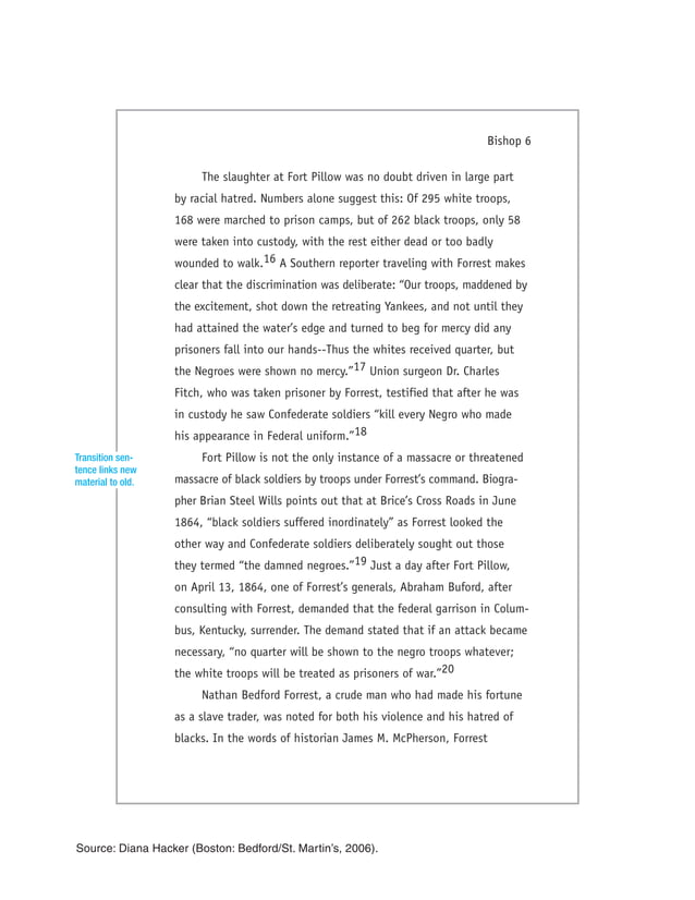 Chicago (CMS) Research Paper - Diana Hacker (Boston: Bedford/St. Martin ...