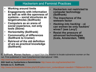 Hacker art e hactivism | PPT
