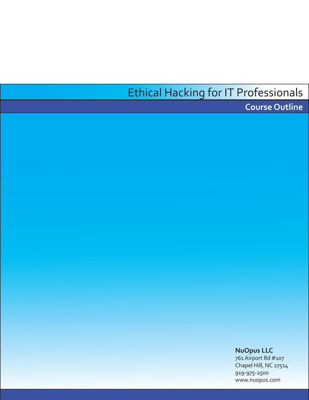 Ethical Hacking Class | PDF | Information and Network Security | Computing