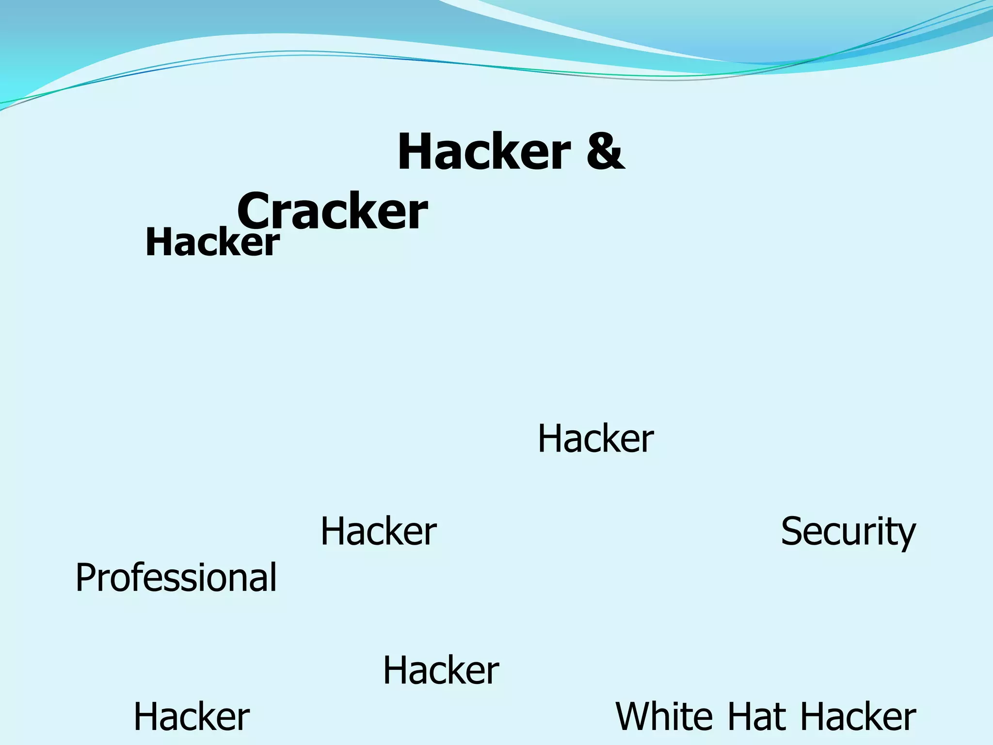 Hacker&cracker | PPTX