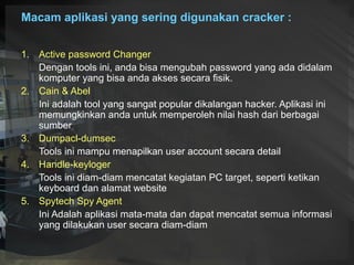Hacker dan cracker new | PPT