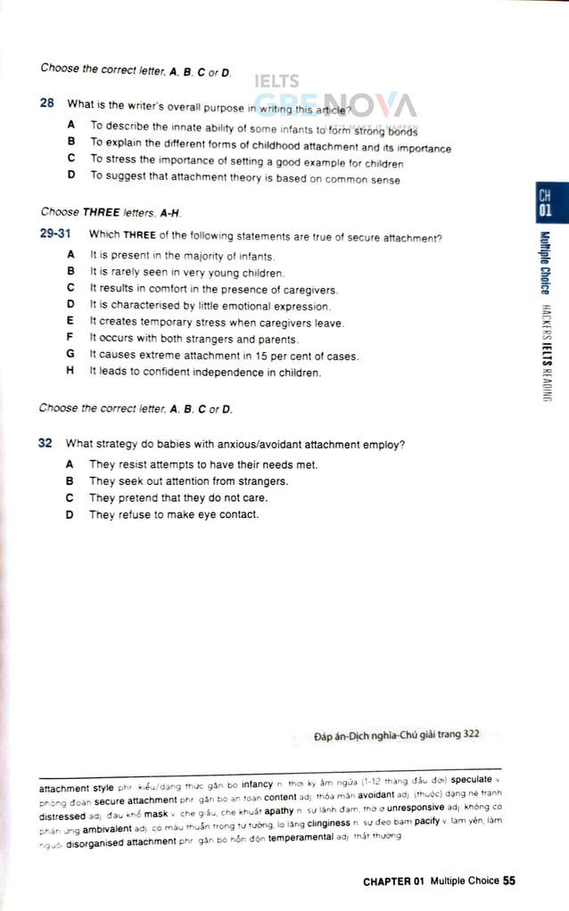 SÁCH HACKER IELTS READING LUYỆN BAND 5.0-6.0 | PDF