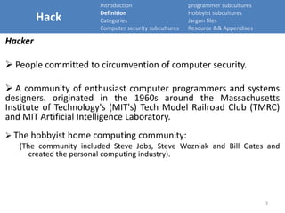 Hackers | PPTX