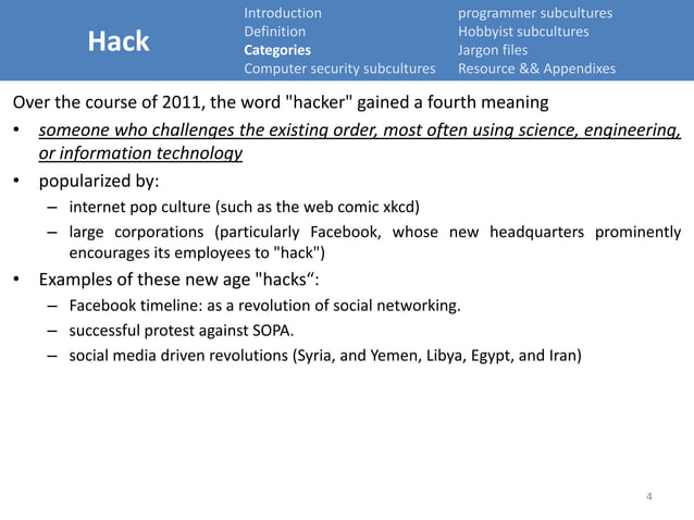 Hackers | PPTX | Information and Network Security | Computing