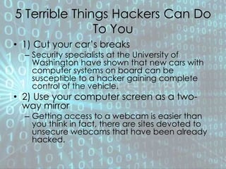 Hackers | PPTX | Technology & Computing