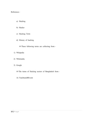 Hackers and hacking in bangladesh | PDF