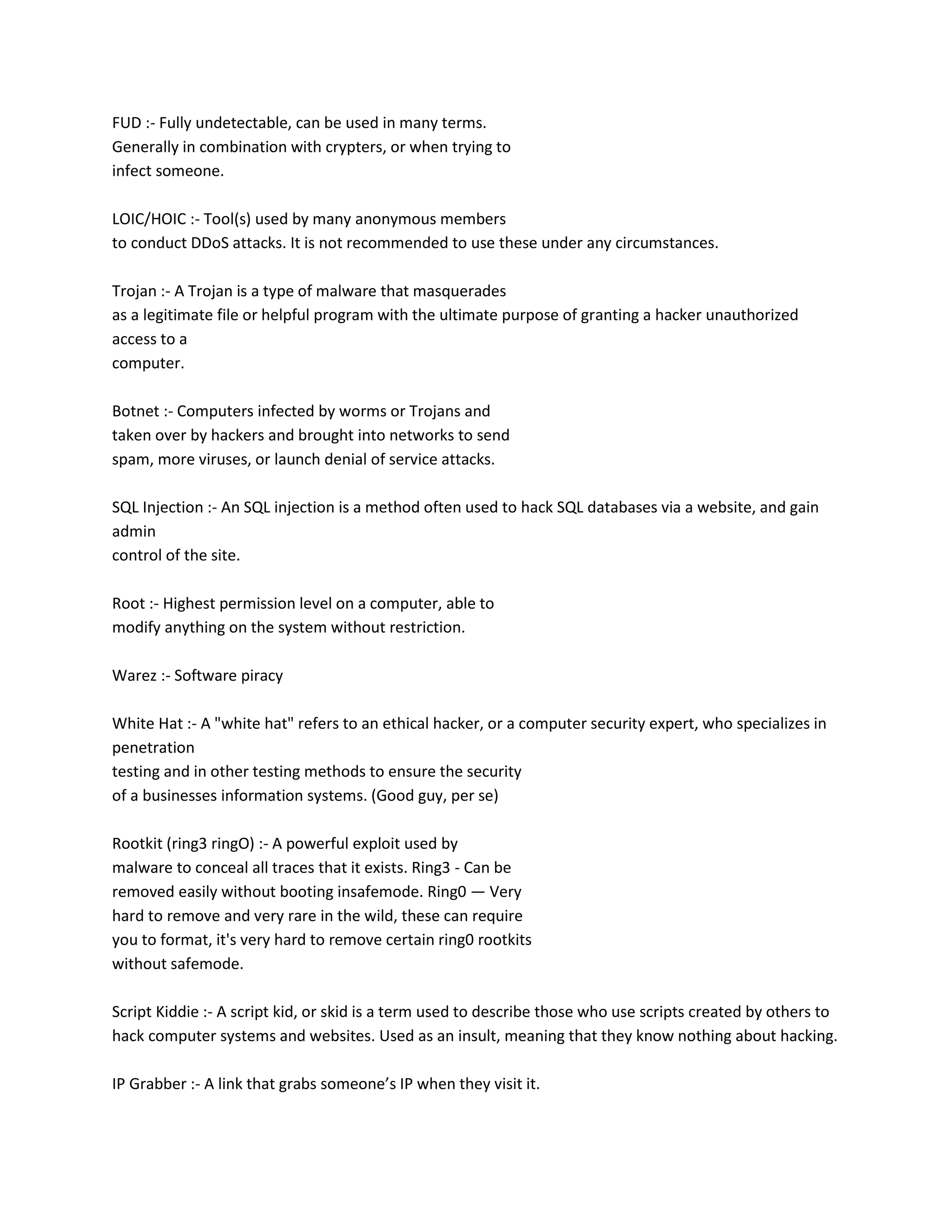 Hackers dictionary | DOCX