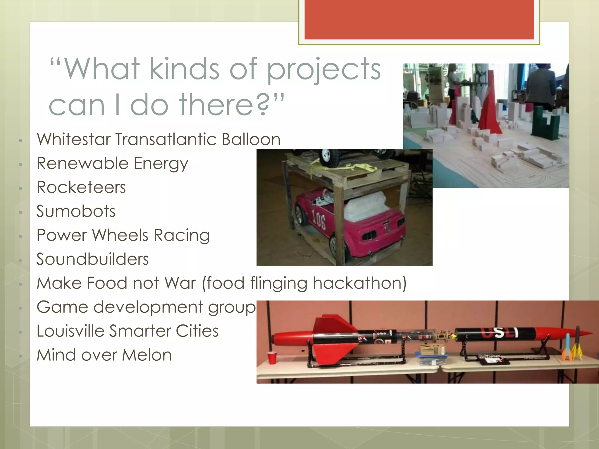 Hackerspaces & engineering education slides | PPTX