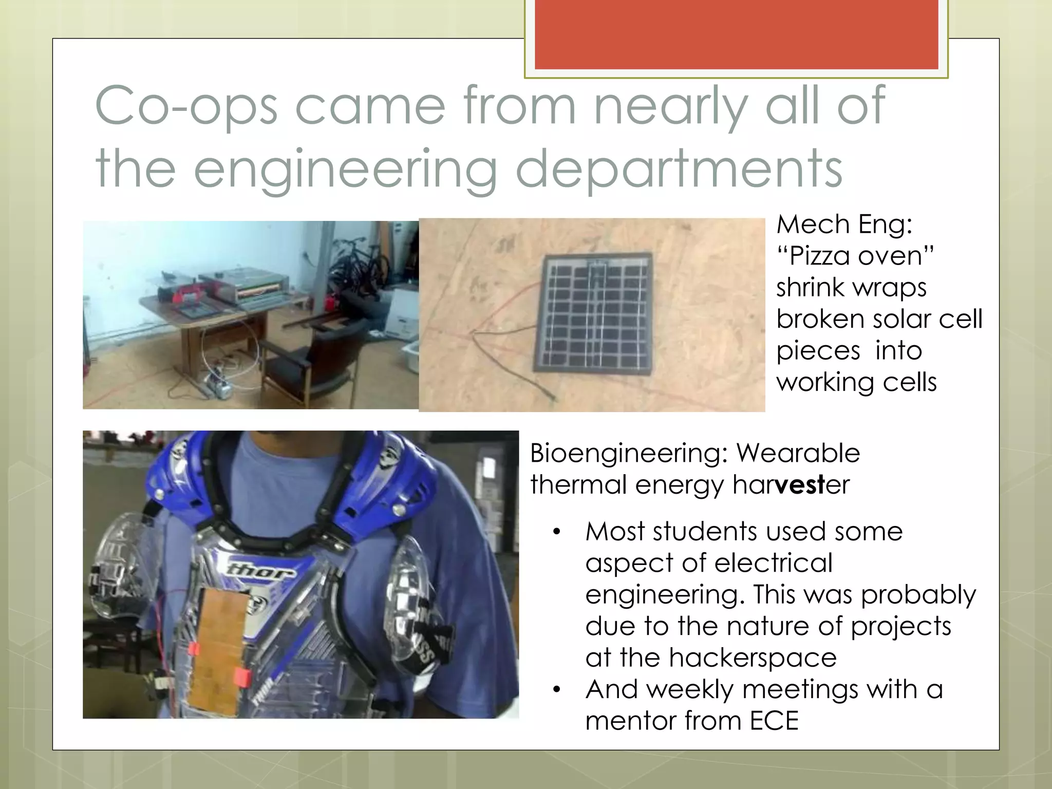 Hackerspaces & engineering education slides | PPTX