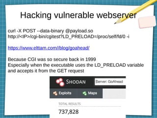 Hackersuli - Linux game hacking with LD_PRELOAD | PPT