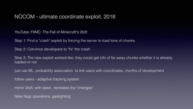 Hackersuli Minecraft hackeles kezdoknek | PDF