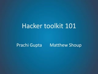Hacker toolkit | PPT