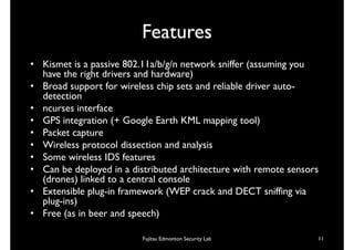 Hacker tool talk: kismet | PDF