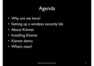 Hacker tool talk: kismet | PDF
