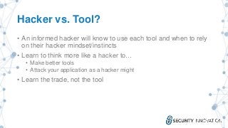 Hacker vs Tools: Which to Choose? | PPT