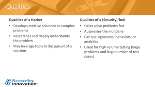 Hacker vs Tools: Which to Choose? | PPT