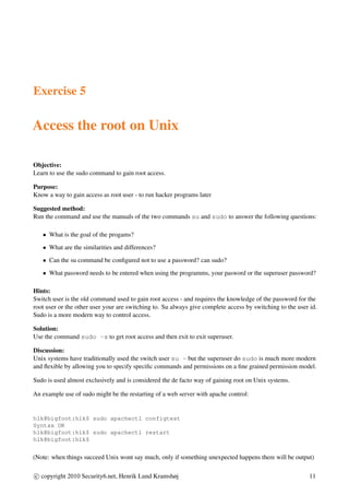 Hackerworkshop exercises | PDF