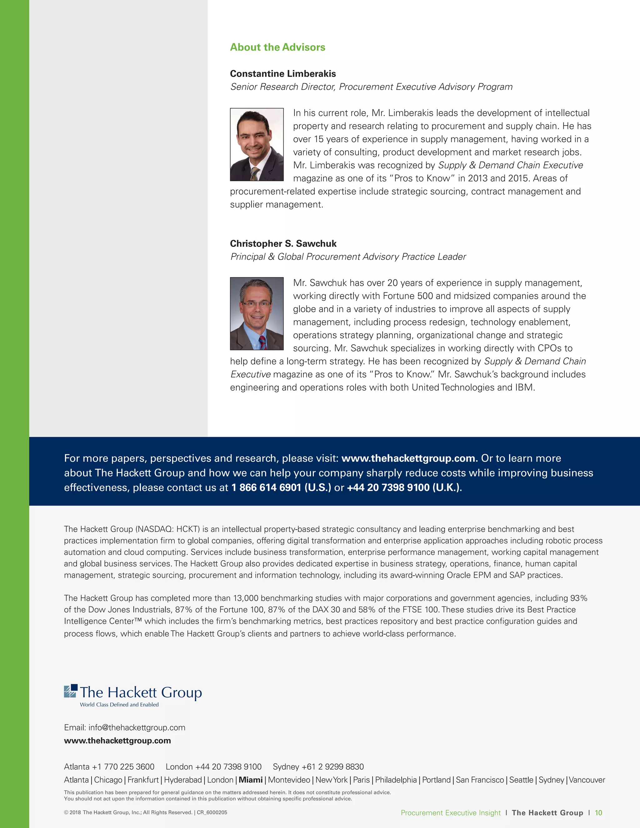 Hackett key-issues-pro-1801 | PDF