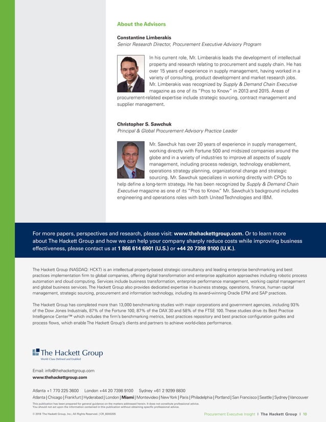 Hackett key-issues-pro-1801 | PDF