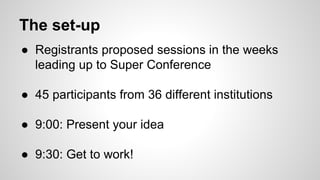 OLA Super Conference Hackfest | PPT