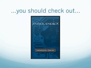 Arduindex presentation @hackerspace | PDF