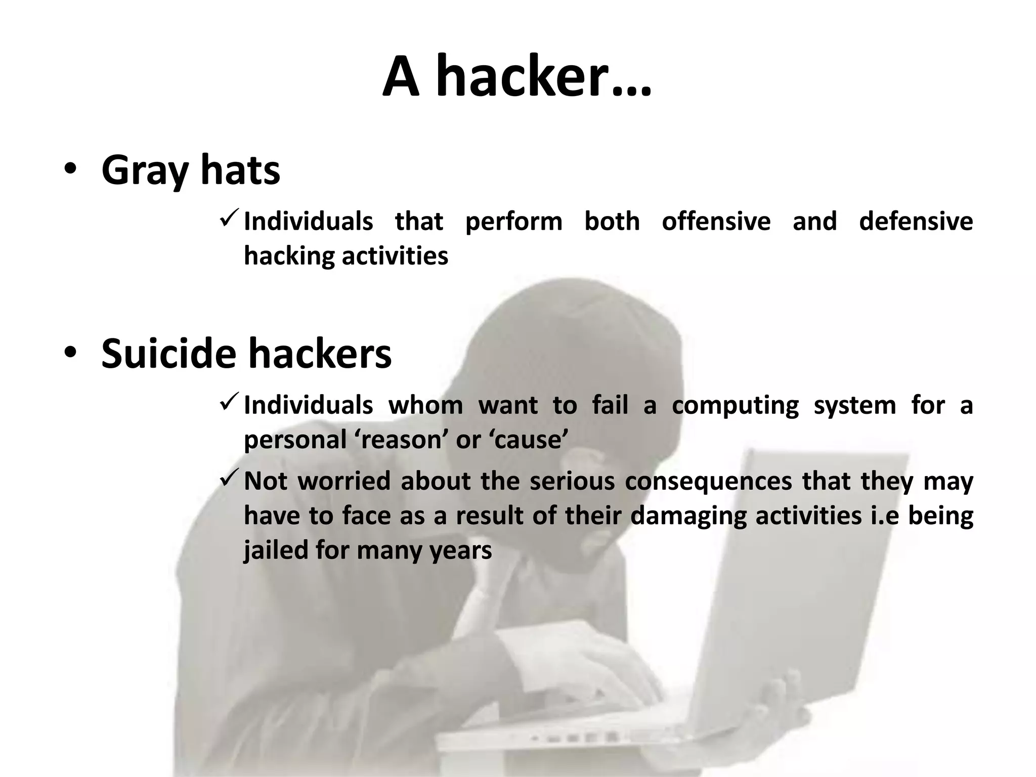 Computer Hacking - An Introduction | PPTX