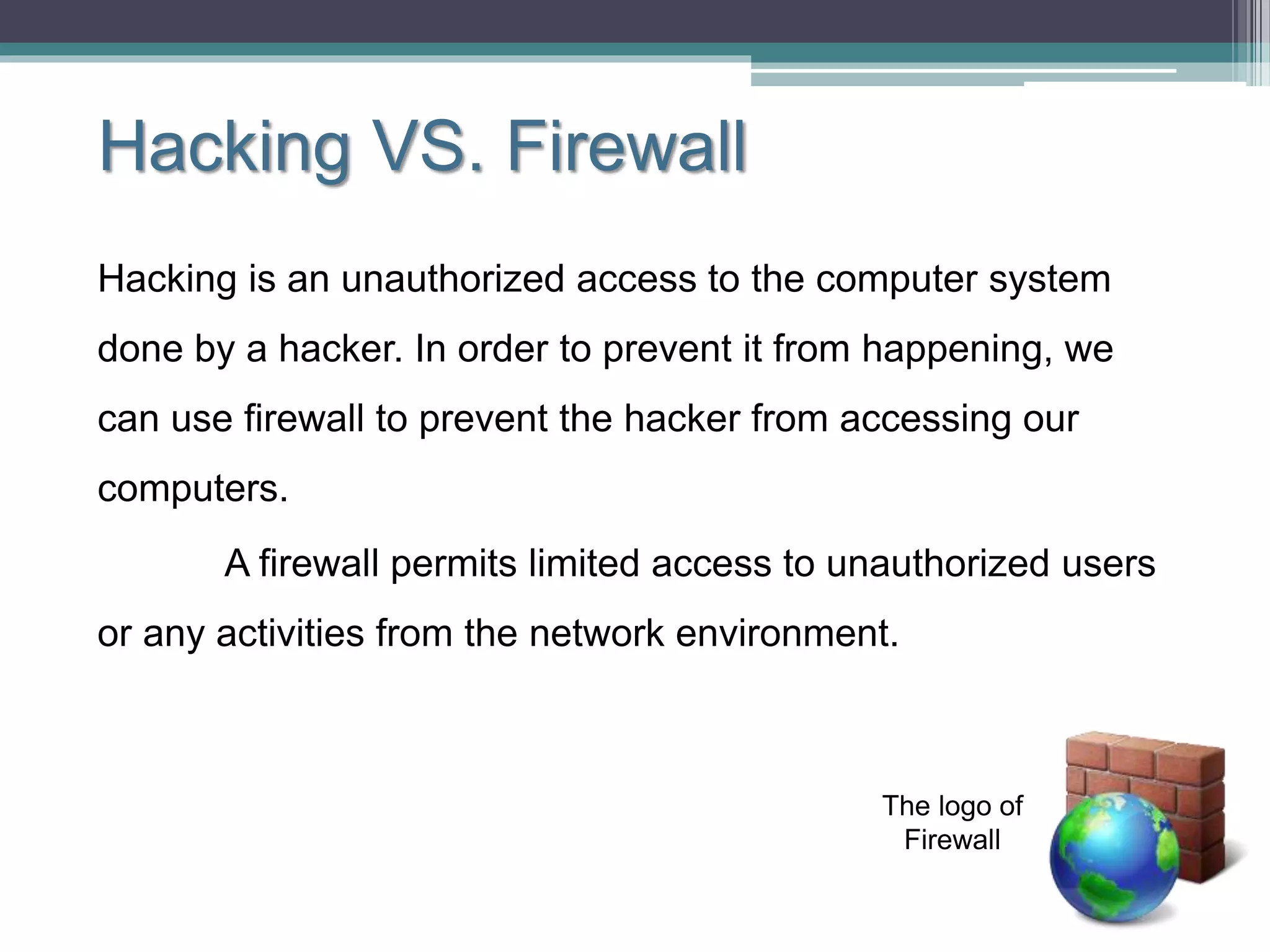 ICT Form 4: Hacking | PPTX | Information and Network Security | Computing