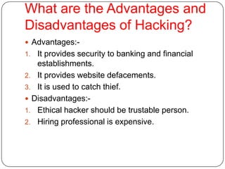 how to prevent system from hacking...by sarika | PPT