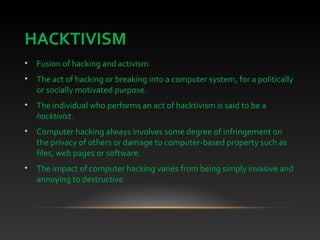 All about Hacking | PPT