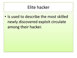 Hacking | PPT