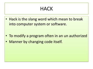 Hacking | PPT