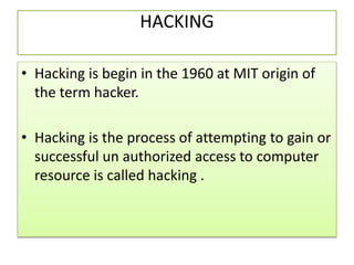 Hacking | PPT