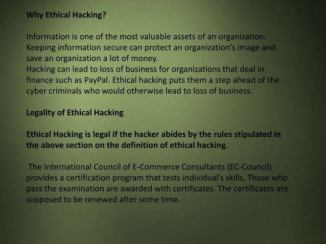 Hacking | PPT